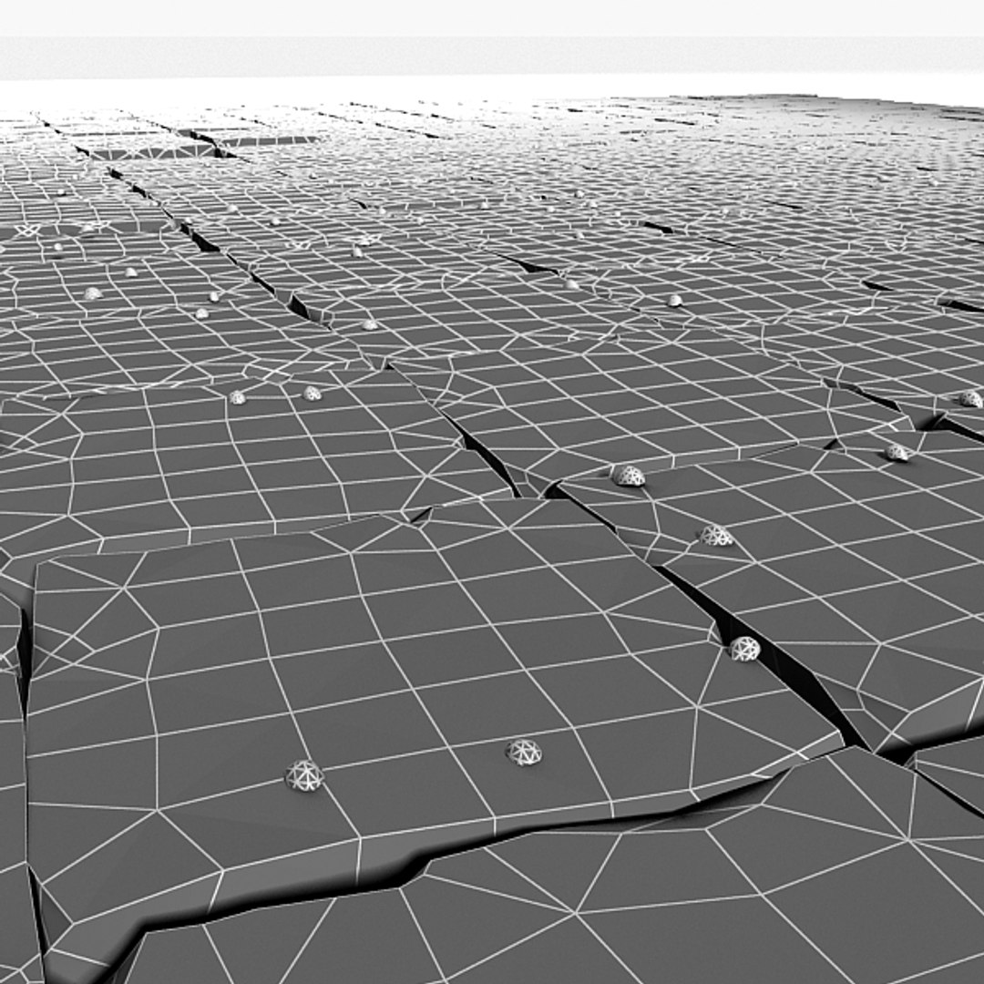 3ds Max Stone Pavement