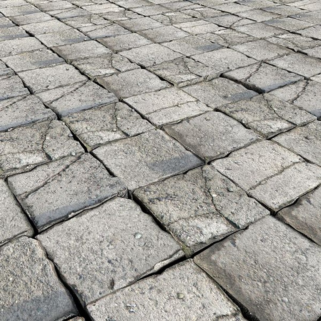 3ds Max Stone Pavement