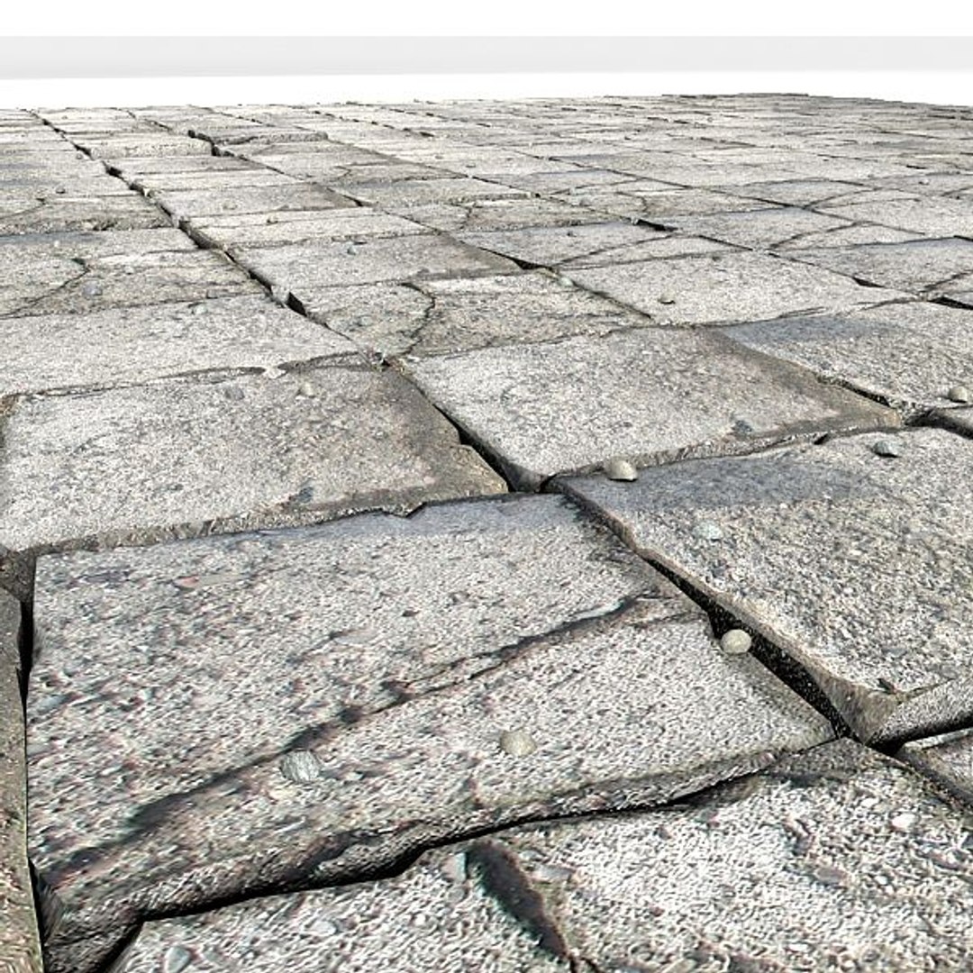 3ds Max Stone Pavement