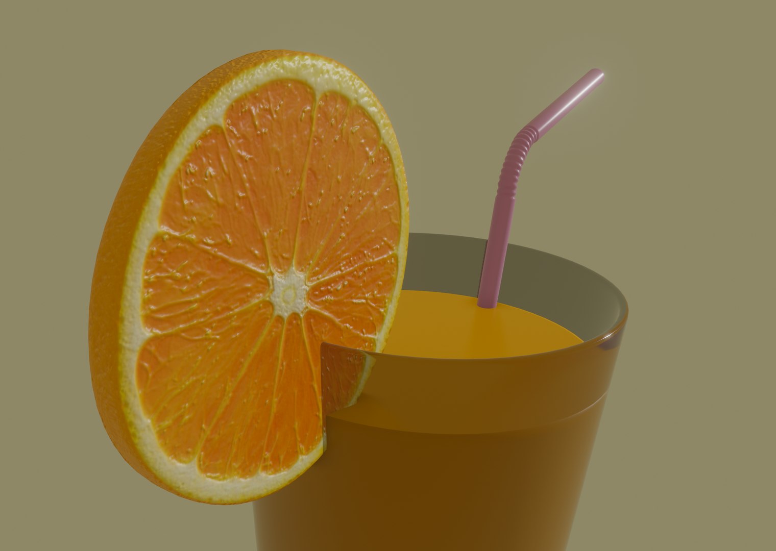 Orange Juice 3D Model - TurboSquid 1611122