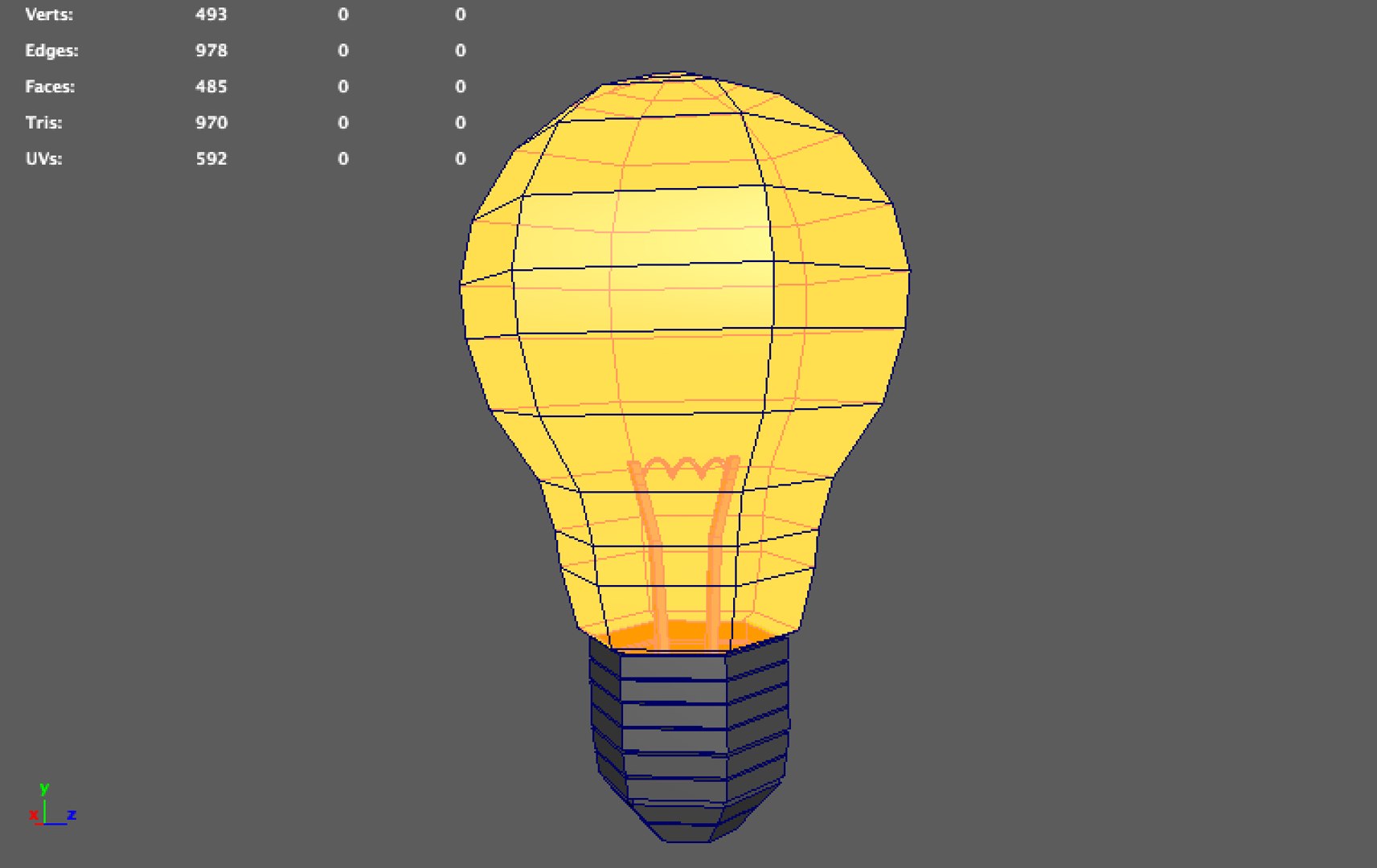 c4d light bulb