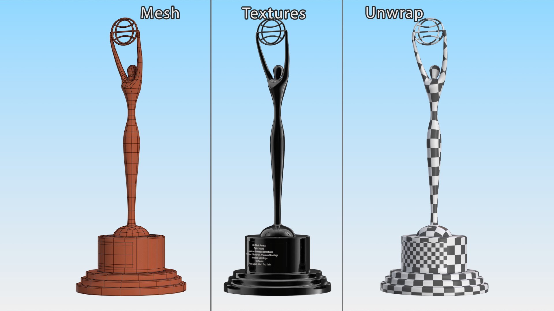 Media Trophies Collection 3D - TurboSquid 2356893