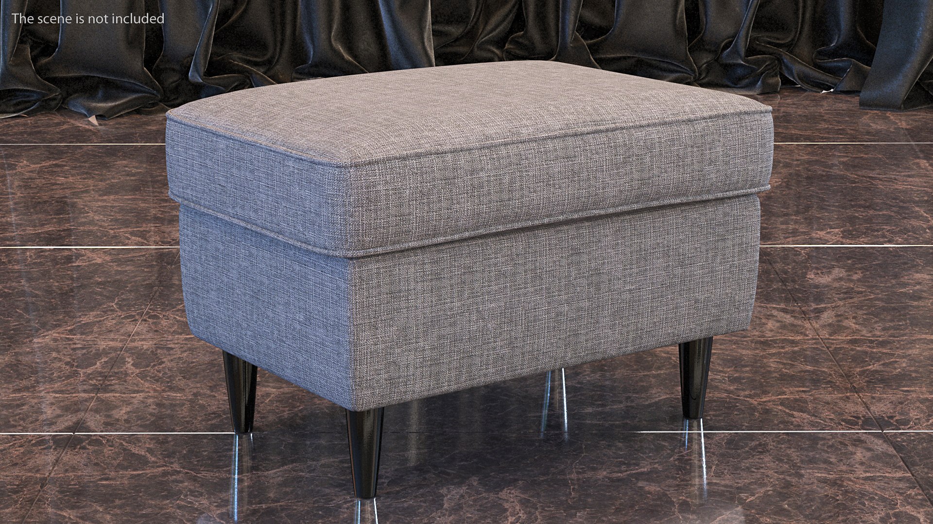 3D Model Grey Puff - TurboSquid 1581429