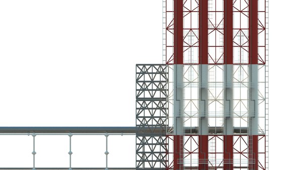 3D flare stacks - TurboSquid 1690815