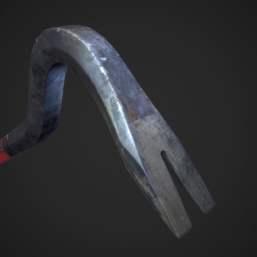 3d Ready Low-poly Crowbar Games Model