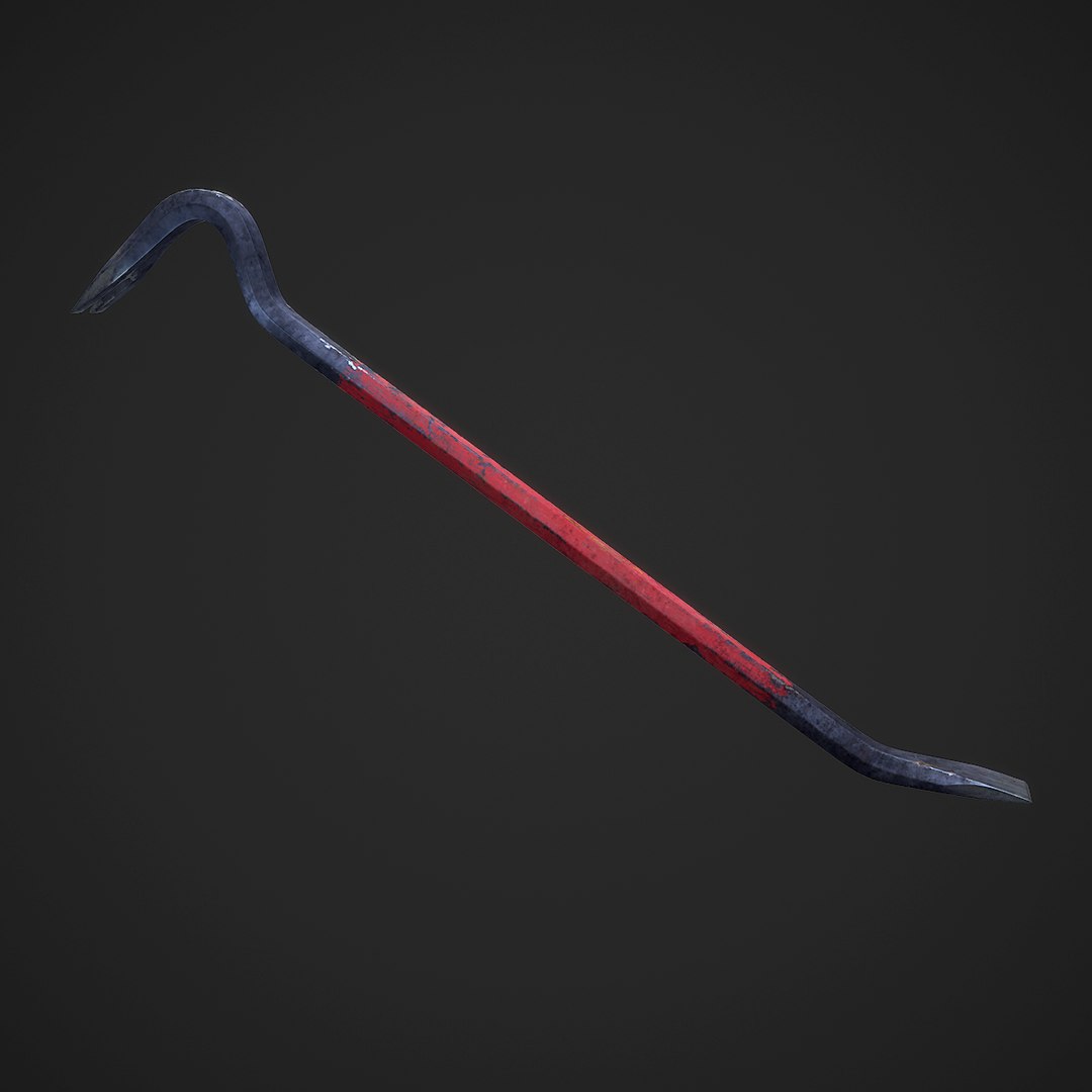 3d Ready Low-poly Crowbar Games Model