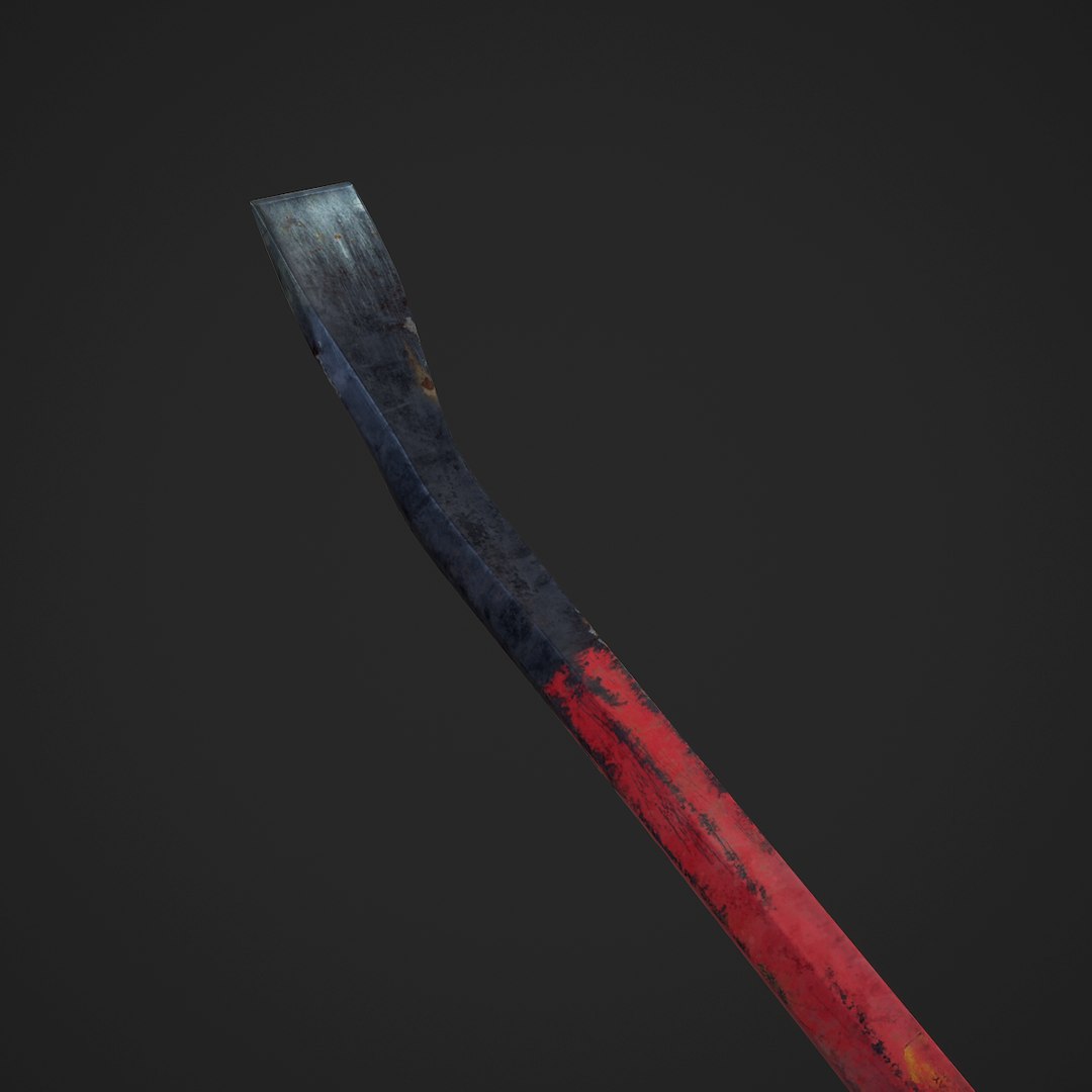 3d Ready Low-poly Crowbar Games Model