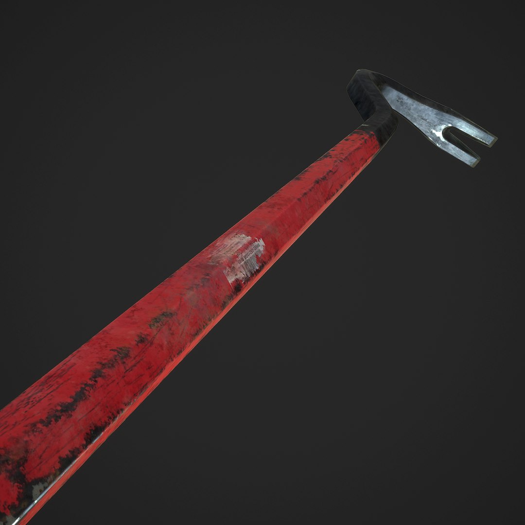 3d Ready Low-poly Crowbar Games Model