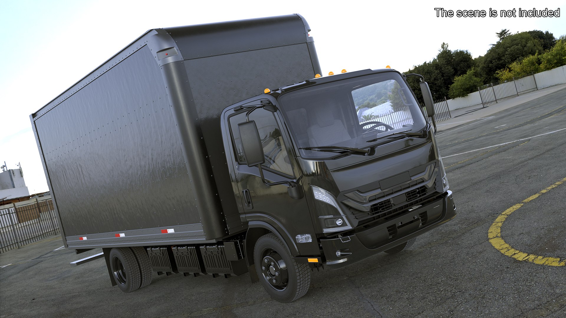 Logistics Cargo Truck 176 Inch Model - TurboSquid 2386104