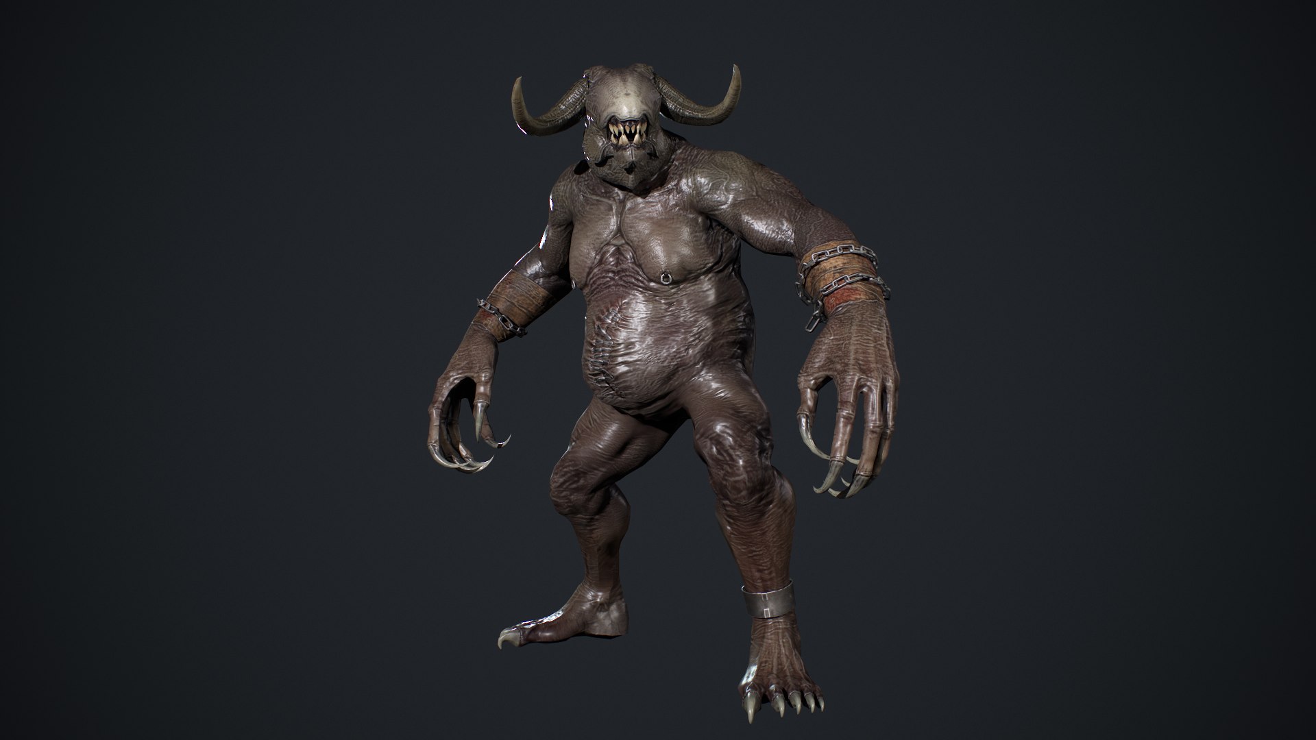 Fat Demon Model - TurboSquid 2007668