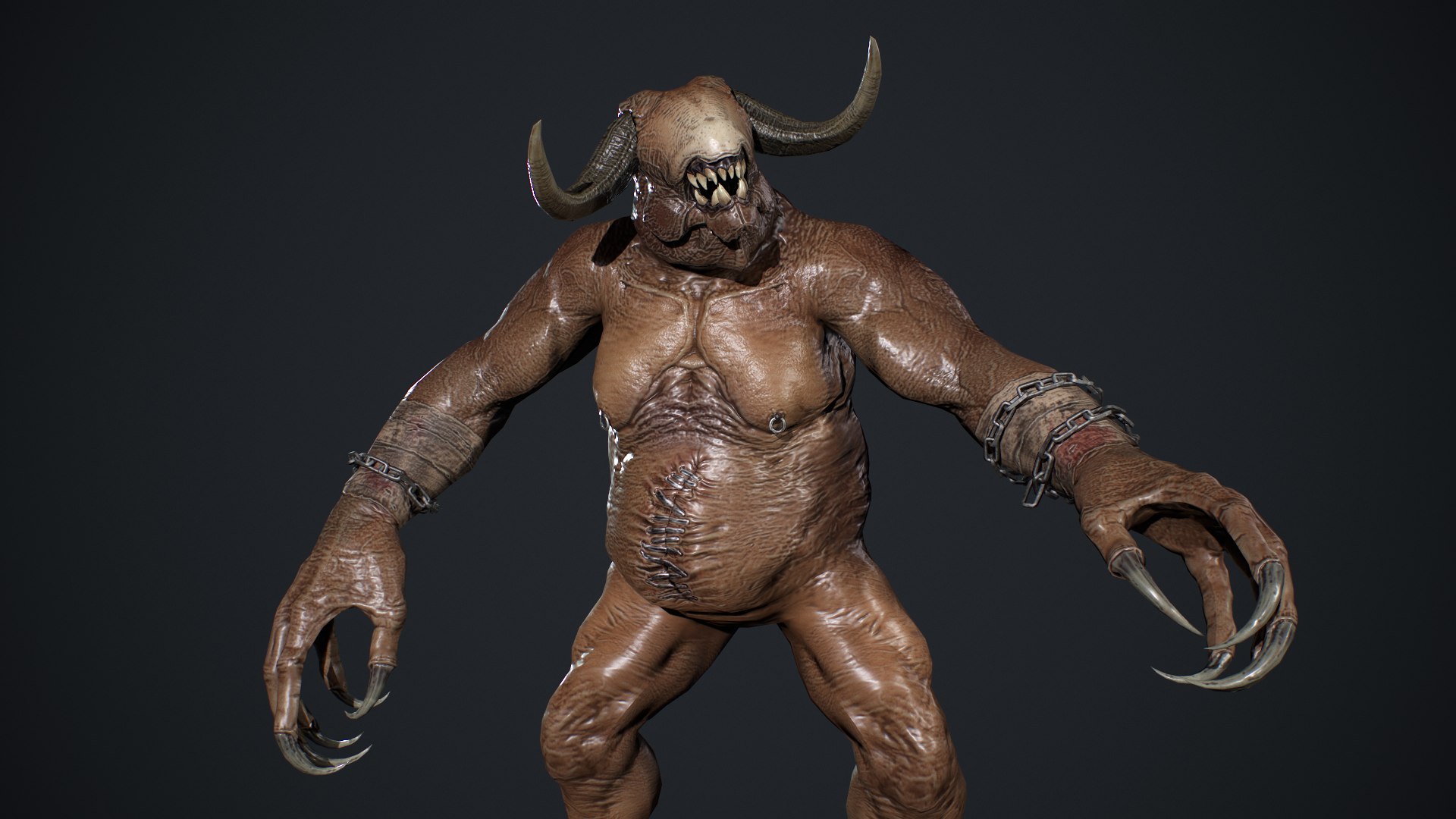 Fat Demon Model - TurboSquid 2007668