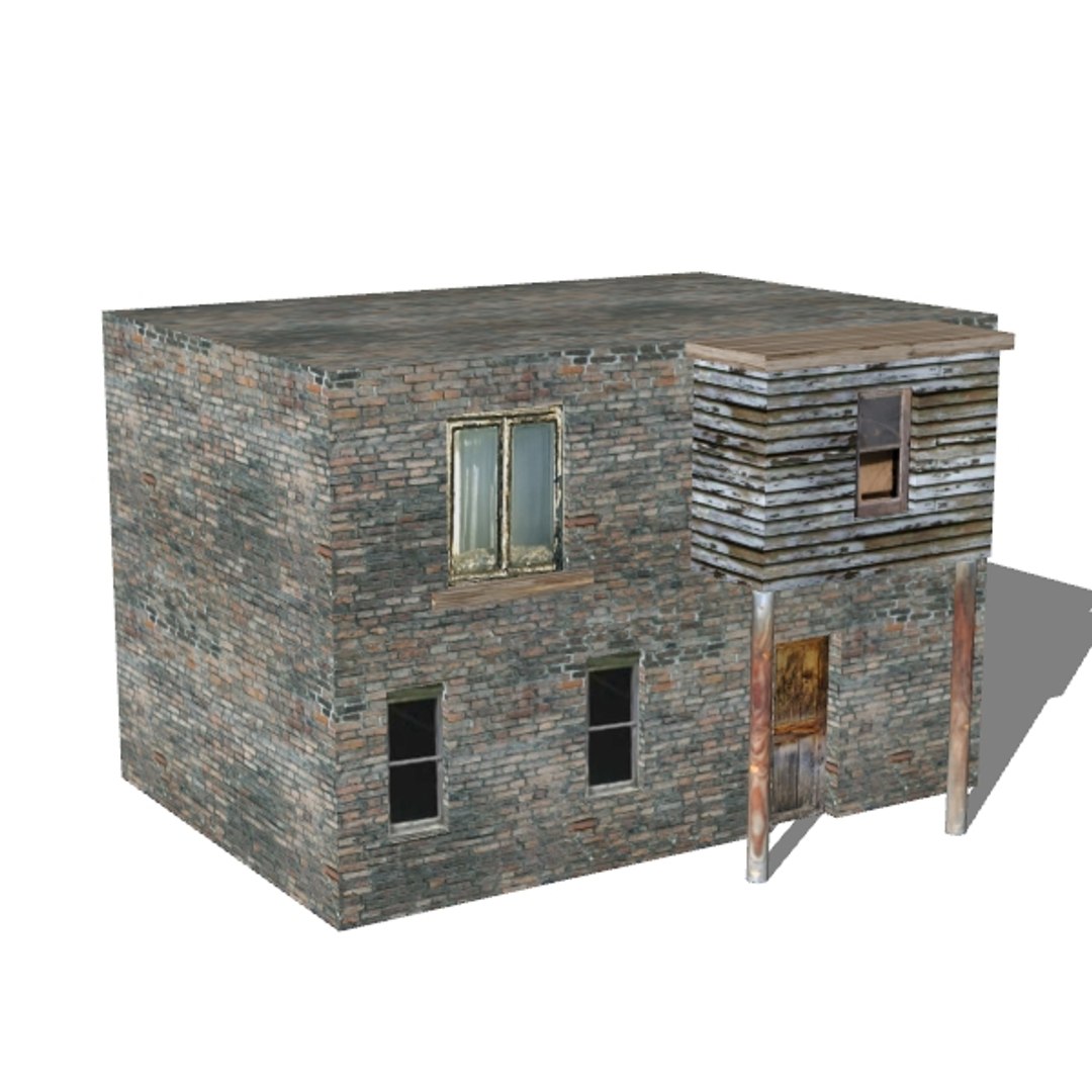 3d Victorian Slums Model