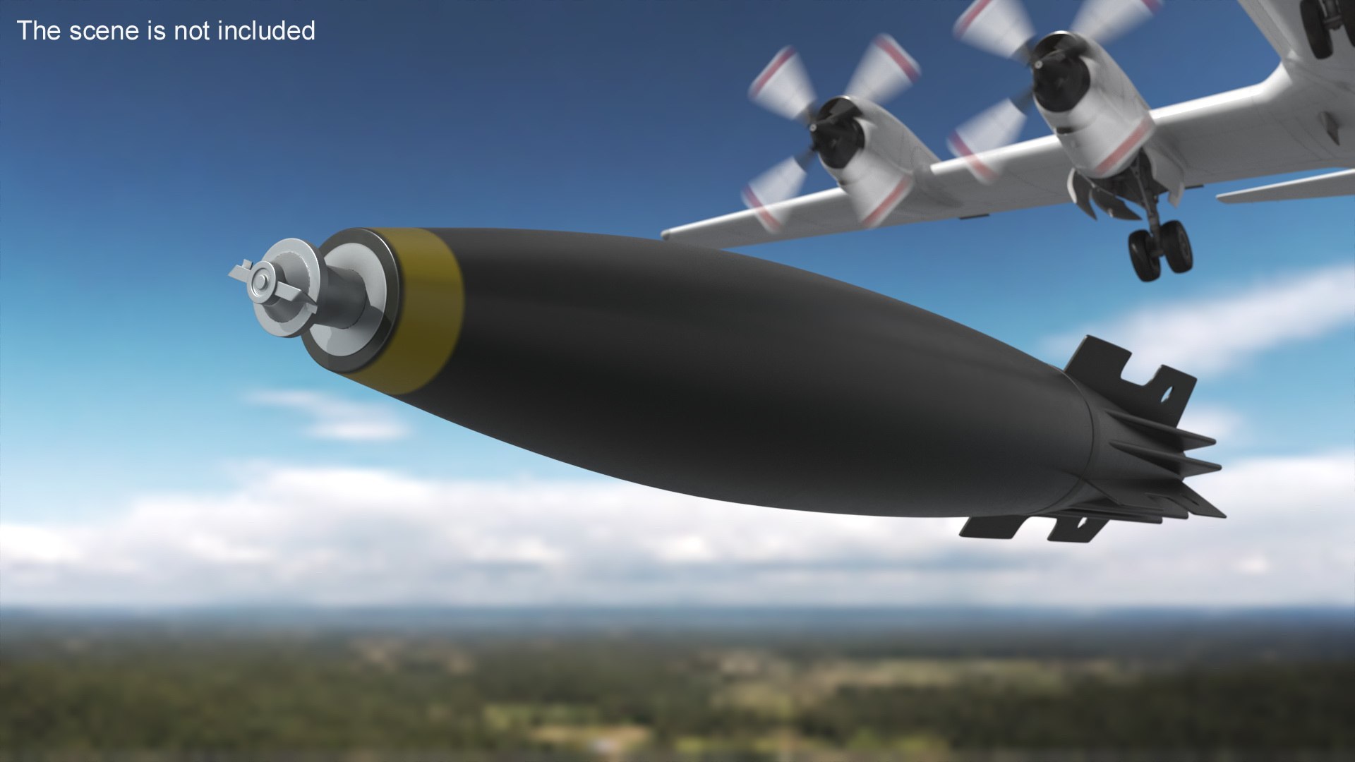 Unguided Aerial Bomb Model 3D Model - TurboSquid 2382547