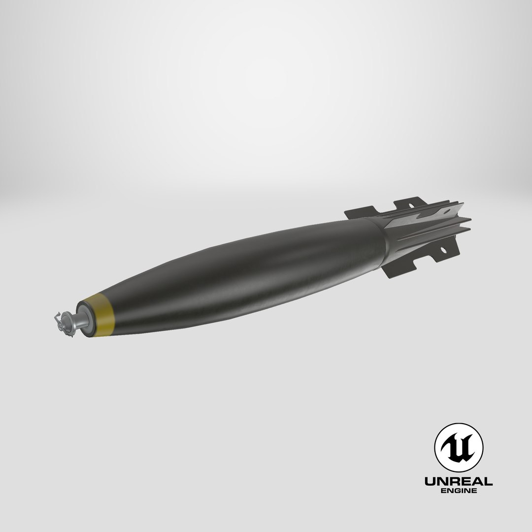 Unguided Aerial Bomb Model 3D Model - TurboSquid 2382547