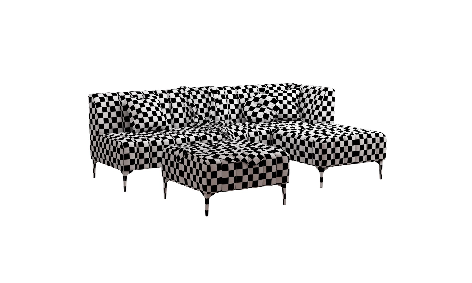 Pottery Barn Avalon Sofa Fabric Sectional 3D Model - TurboSquid 2059677