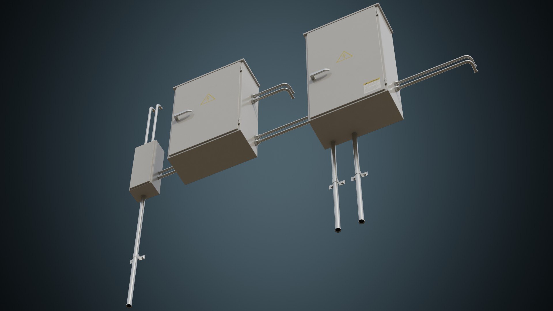 3D utility box 1a model - TurboSquid 1655973