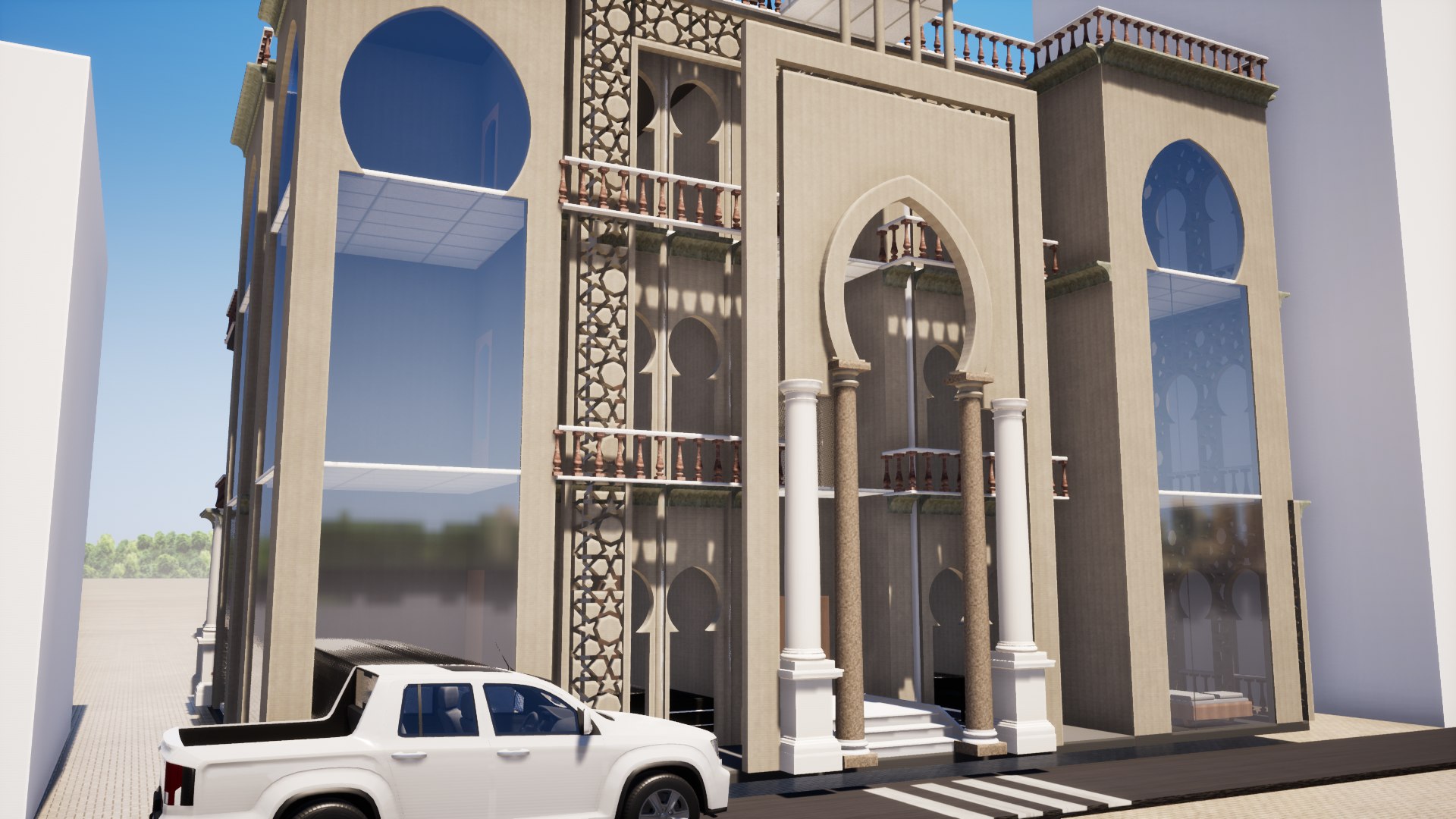 Revit Architecture Lodge 3D Model - TurboSquid 1444460