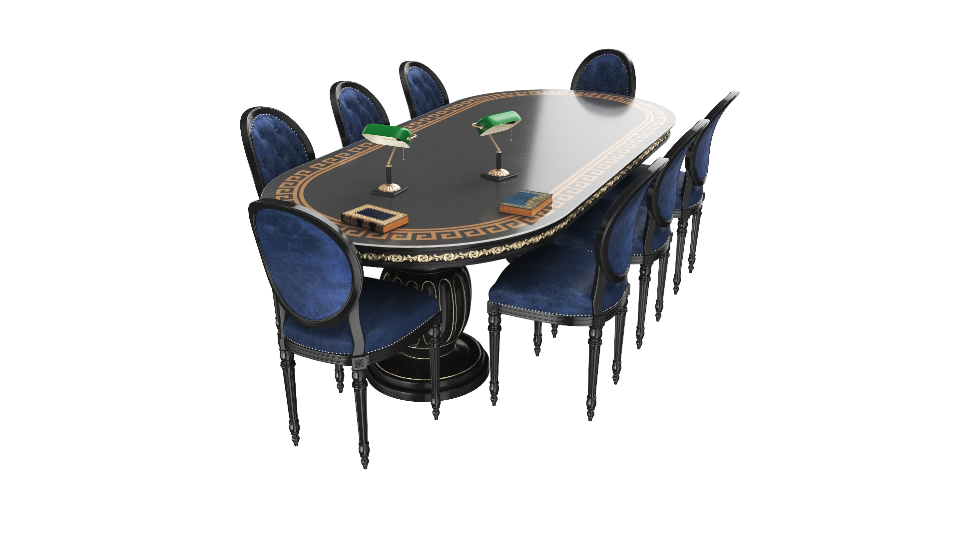 Library Table 3D Model - TurboSquid 1823910