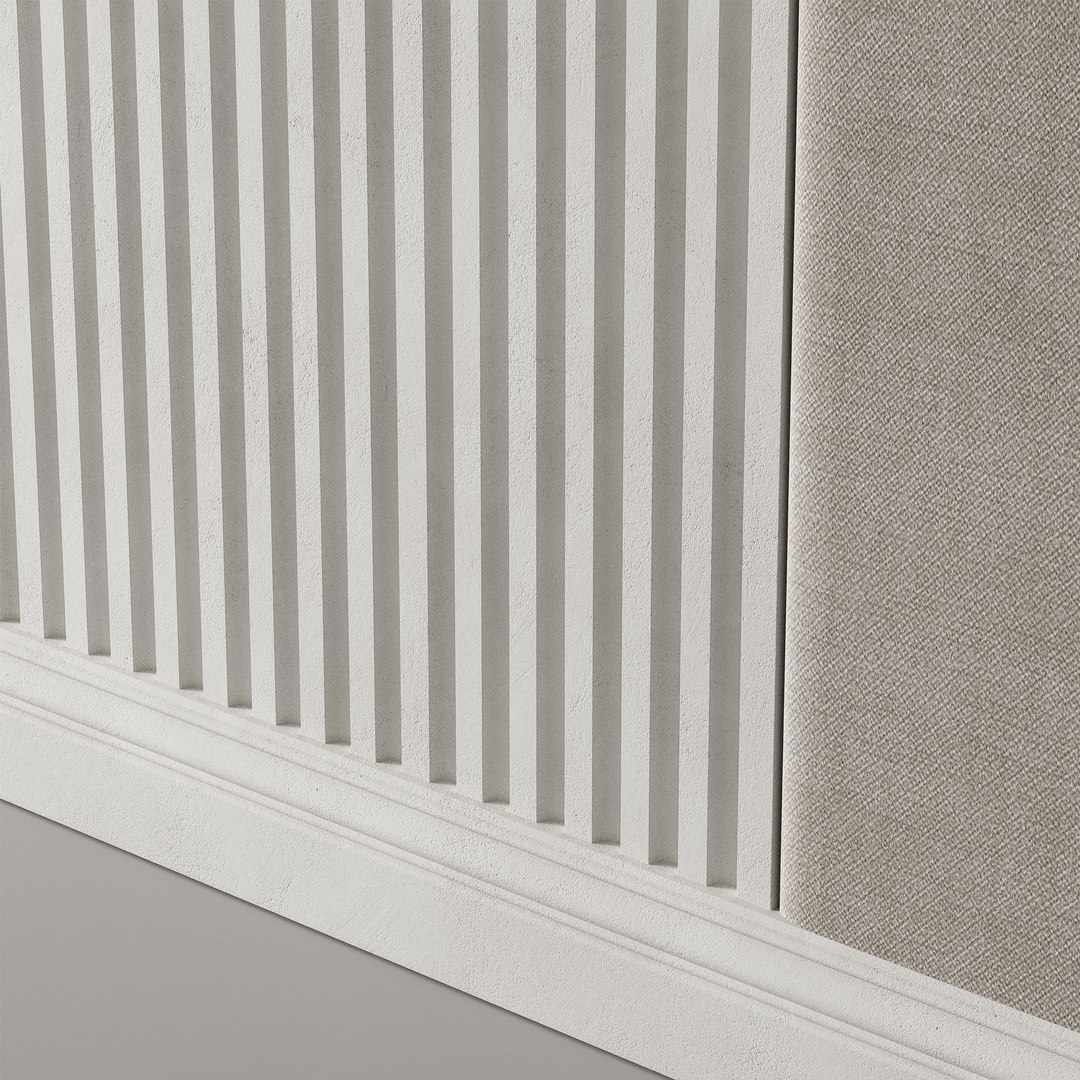 3D Model Classic 3D Wall Panel Elegant Design For Interior Decor 2 ...