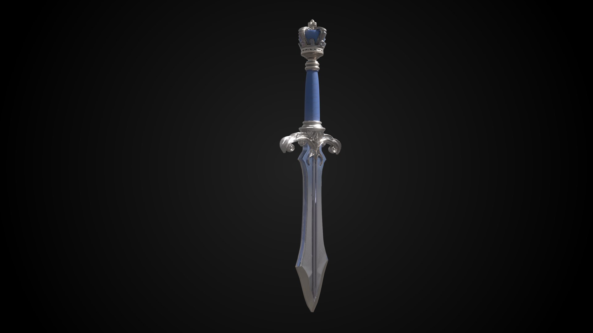 Stylized Knight Sword - Ceremonial Royal Sword - Throneblade Model ...