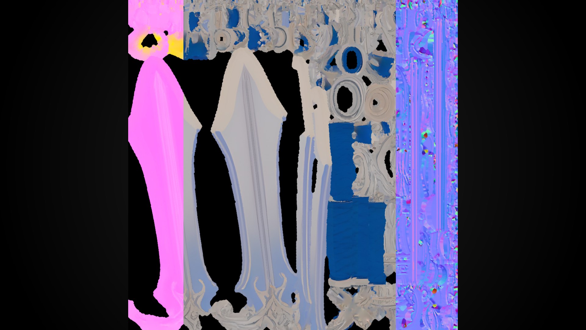 Stylized Knight Sword - Ceremonial Royal Sword - Throneblade Model ...