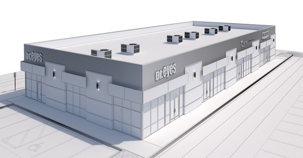 3D retail store model - TurboSquid 1671850