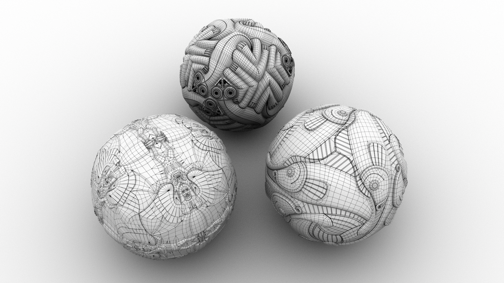 Escher Spheres 3D - TurboSquid 1953795