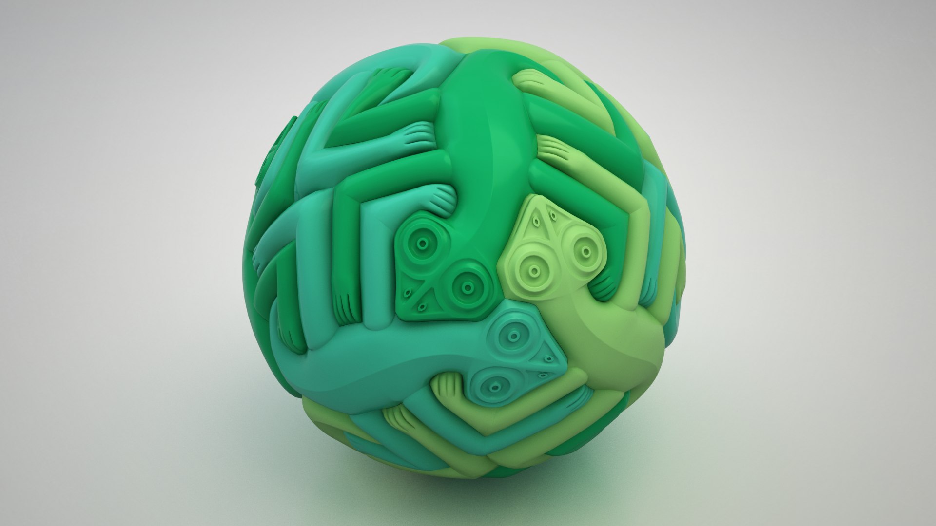Escher Spheres 3D - TurboSquid 1953795