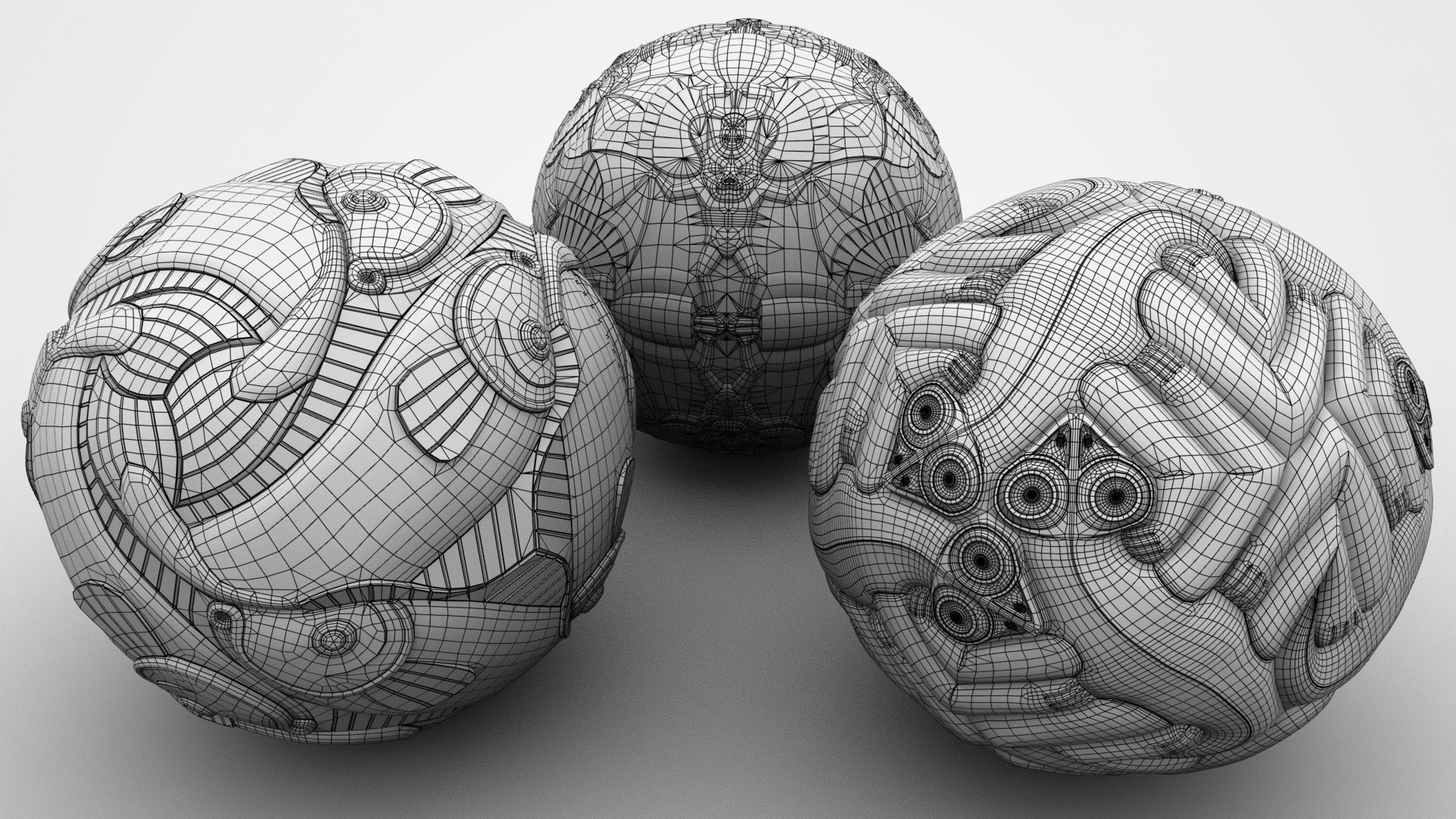 Escher Spheres 3D - TurboSquid 1953795