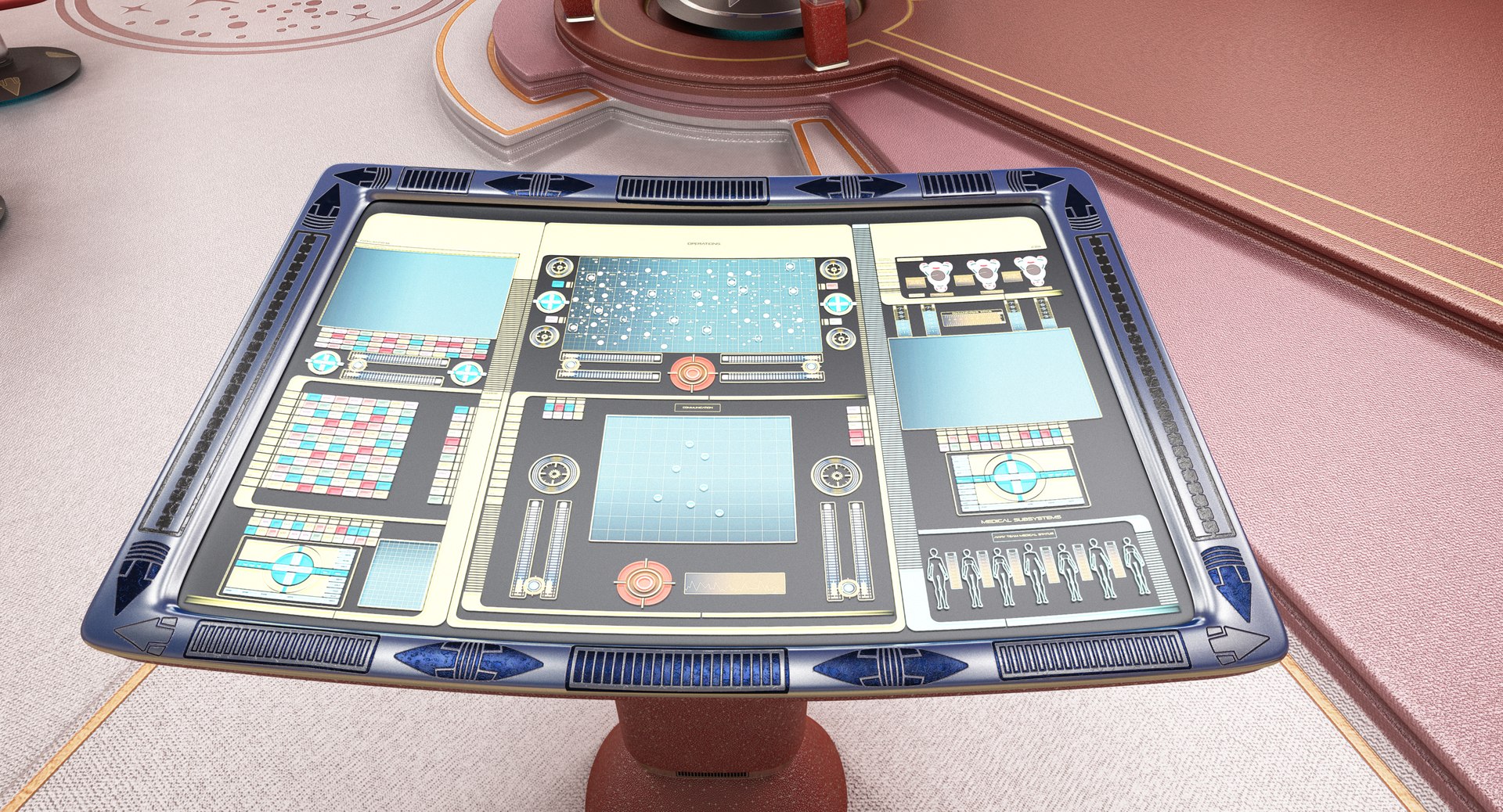 Starship Bridge 3D Model - TurboSquid 1319347