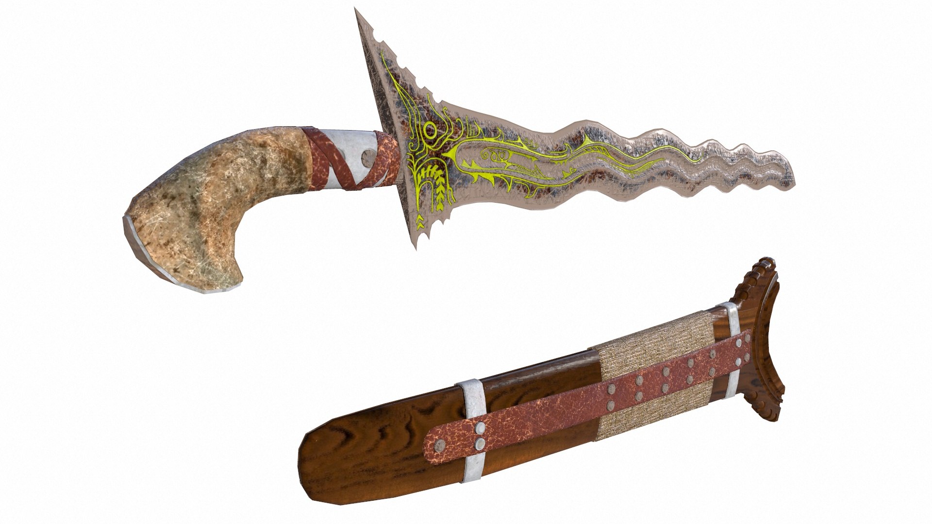 3D Model Kris Sword - TurboSquid 2431615
