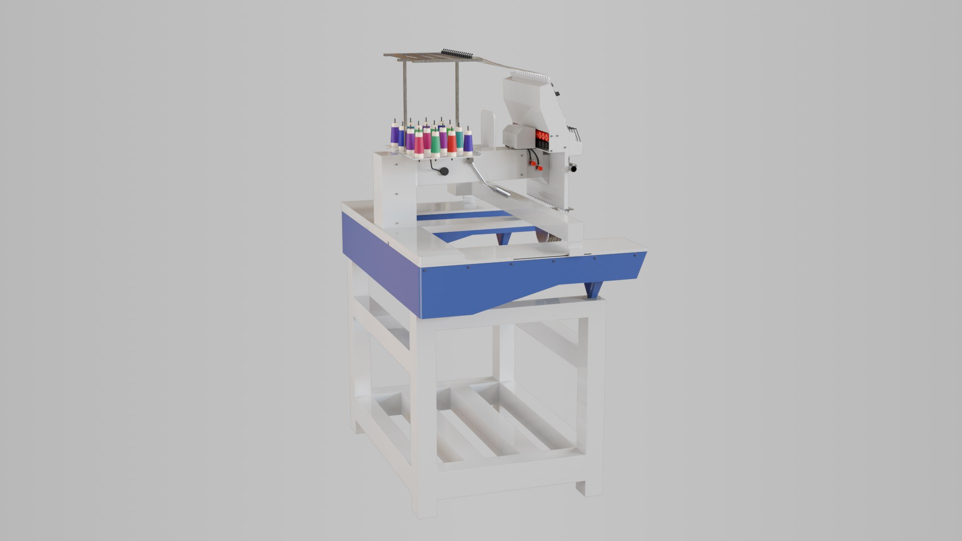 Embroidery Machine 3D Model - TurboSquid 2199188