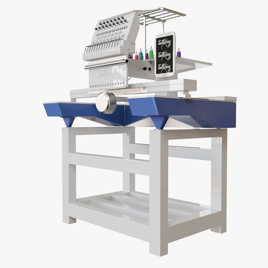 Embroidery Machine 3D Model - TurboSquid 2199188