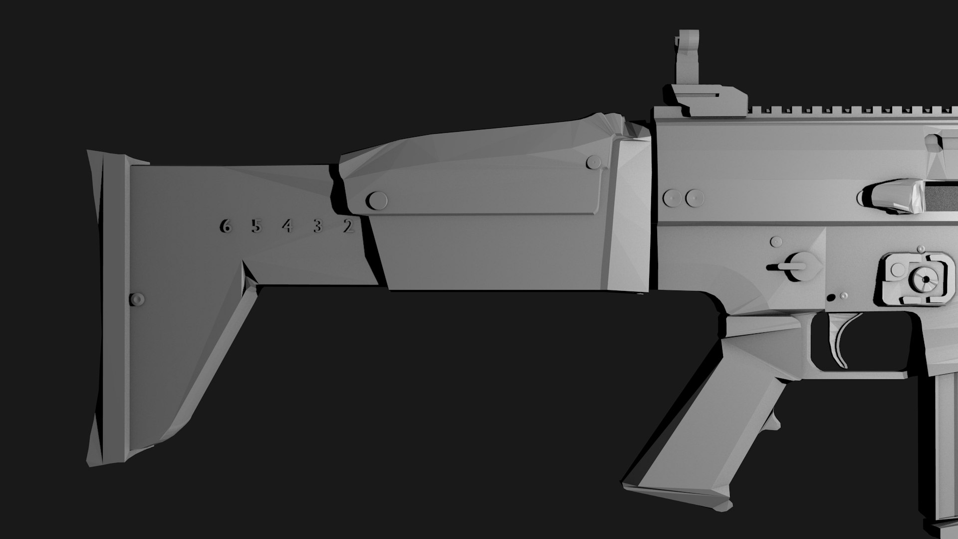 3d Model Scar-h