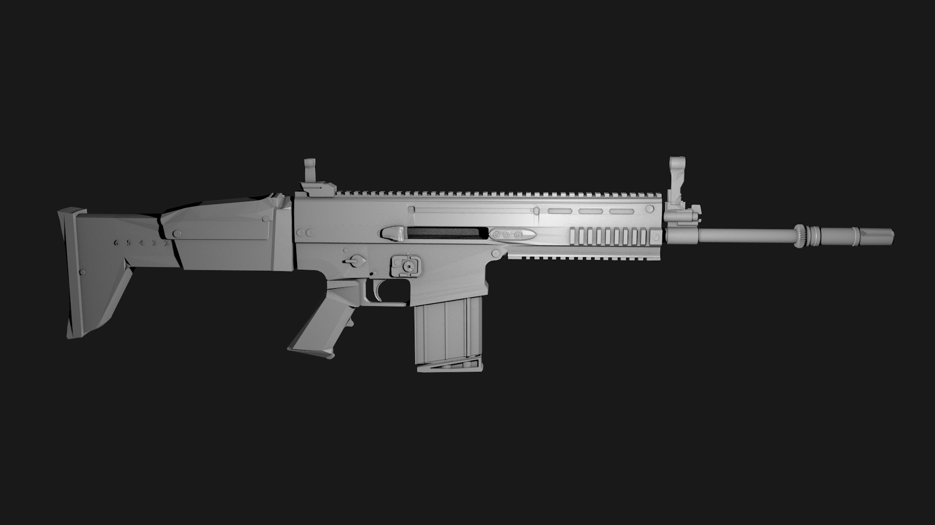 3d Model Scar-h