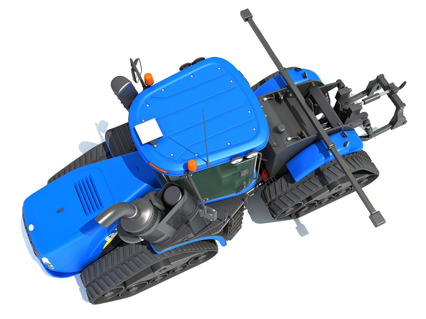 New holland track tractor 3D - TurboSquid 1405148