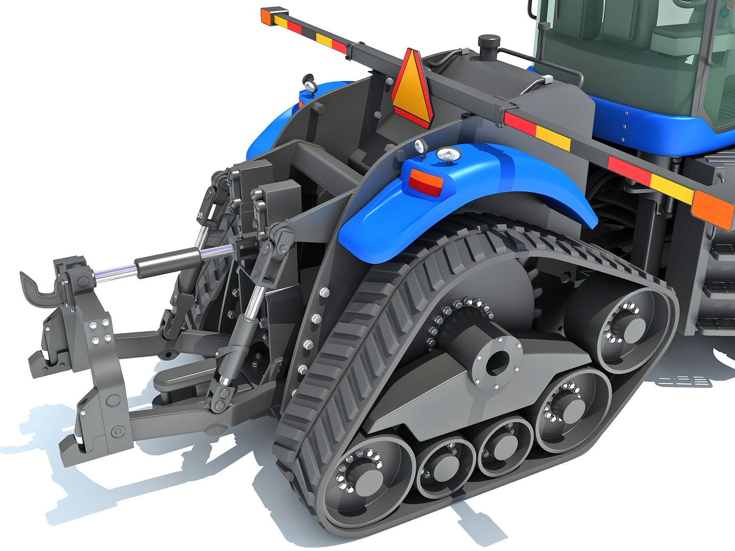 New holland track tractor 3D - TurboSquid 1405148