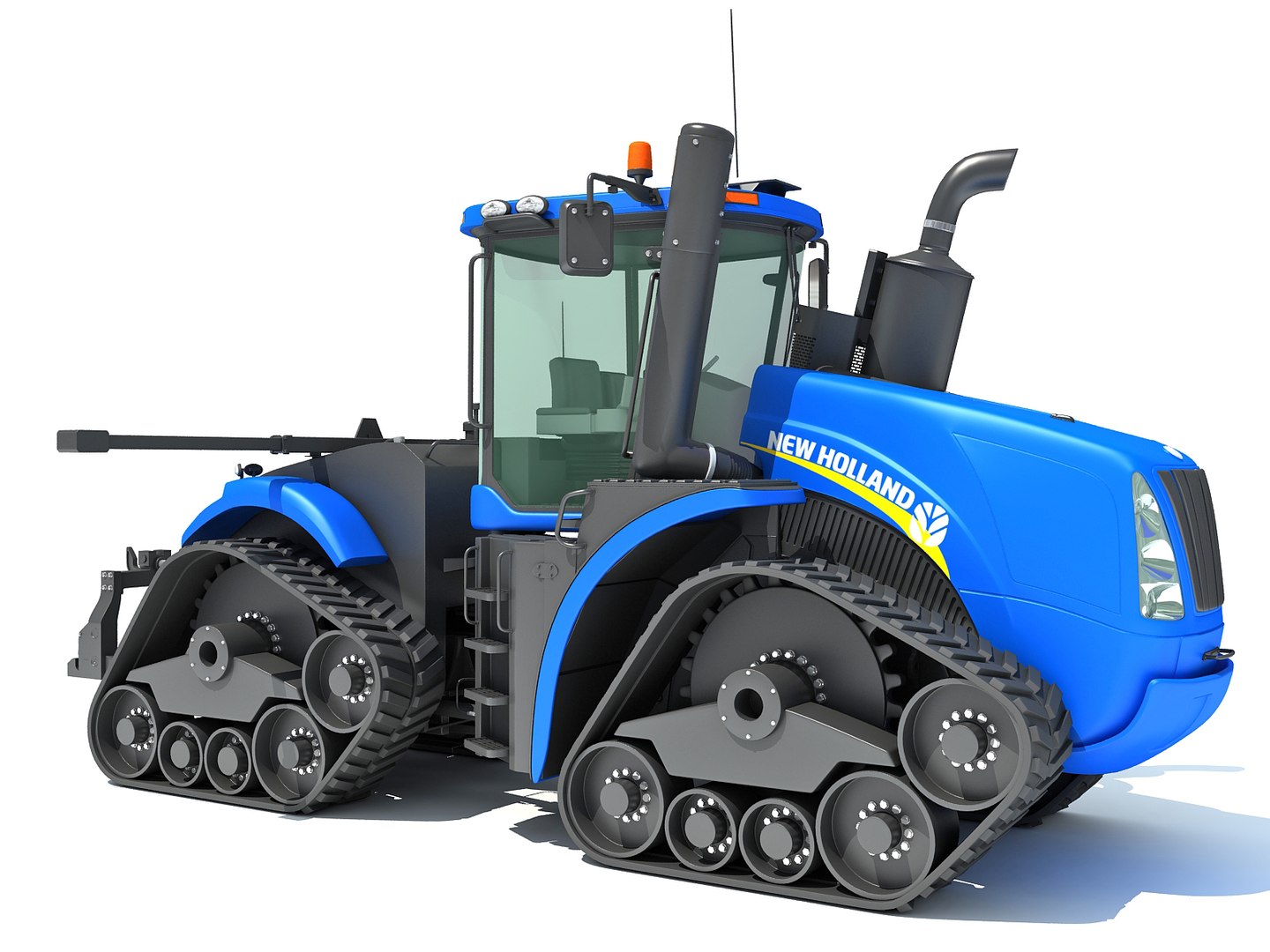 New holland track tractor 3D - TurboSquid 1405148