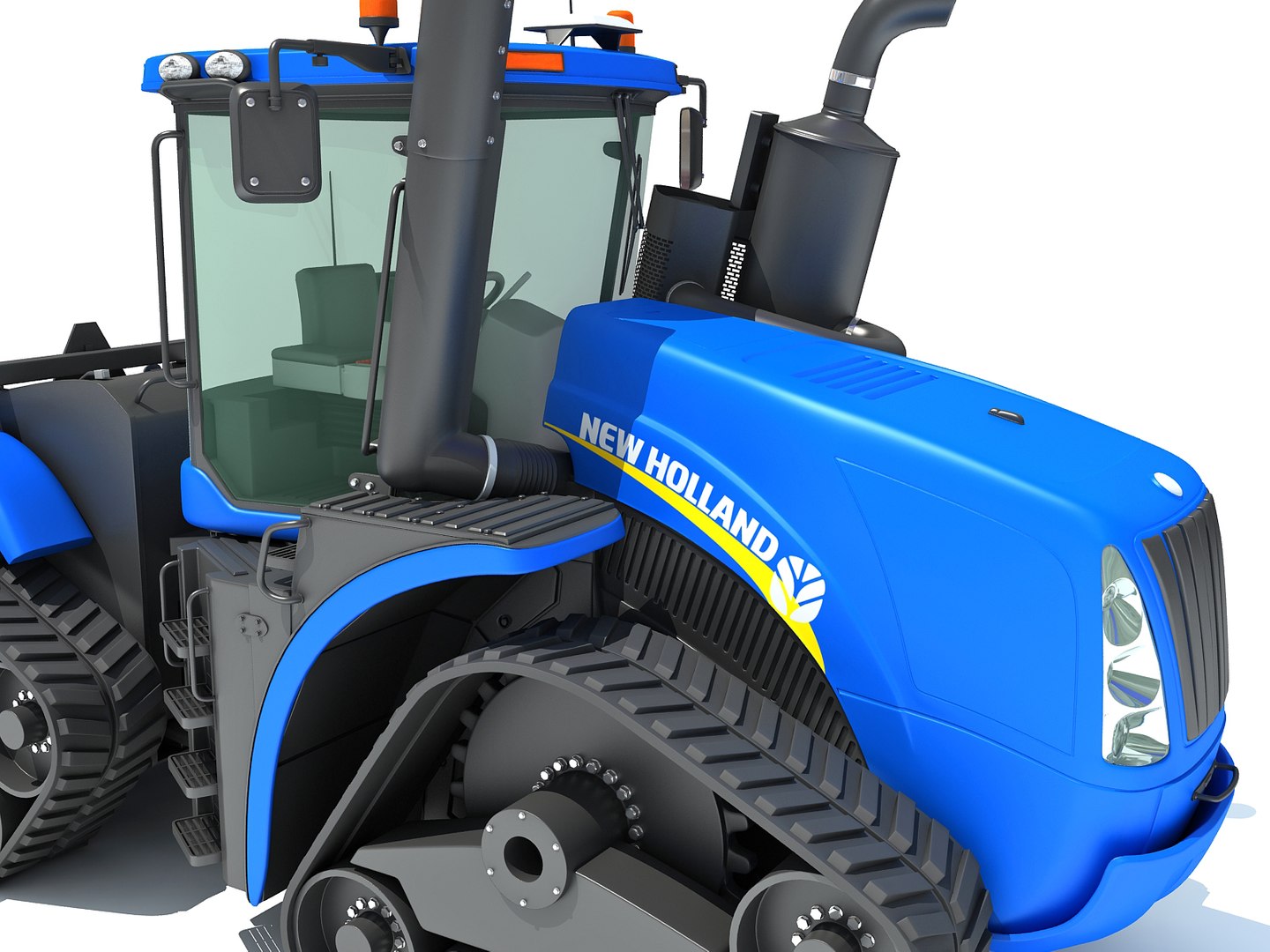 New holland track tractor 3D - TurboSquid 1405148