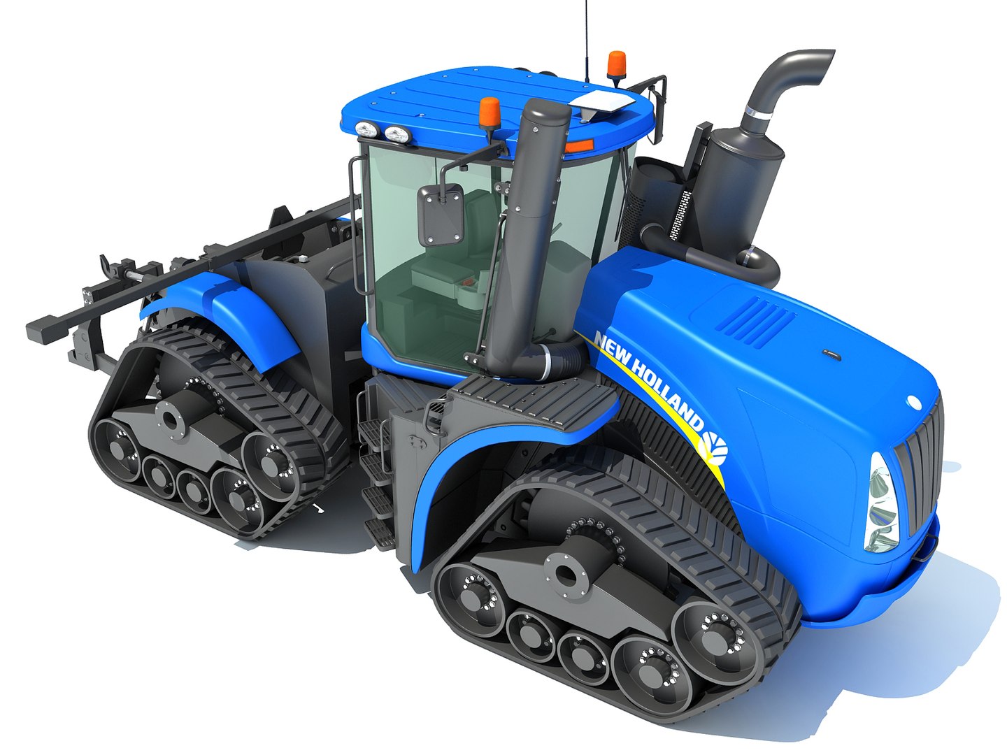New holland track tractor 3D - TurboSquid 1405148