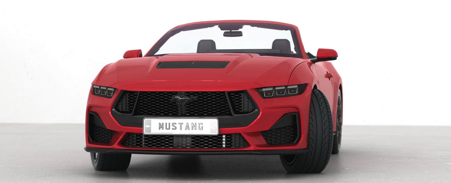 Ford Mustang GT Convertible 2024 Low interior 3D - TurboSquid 2037175