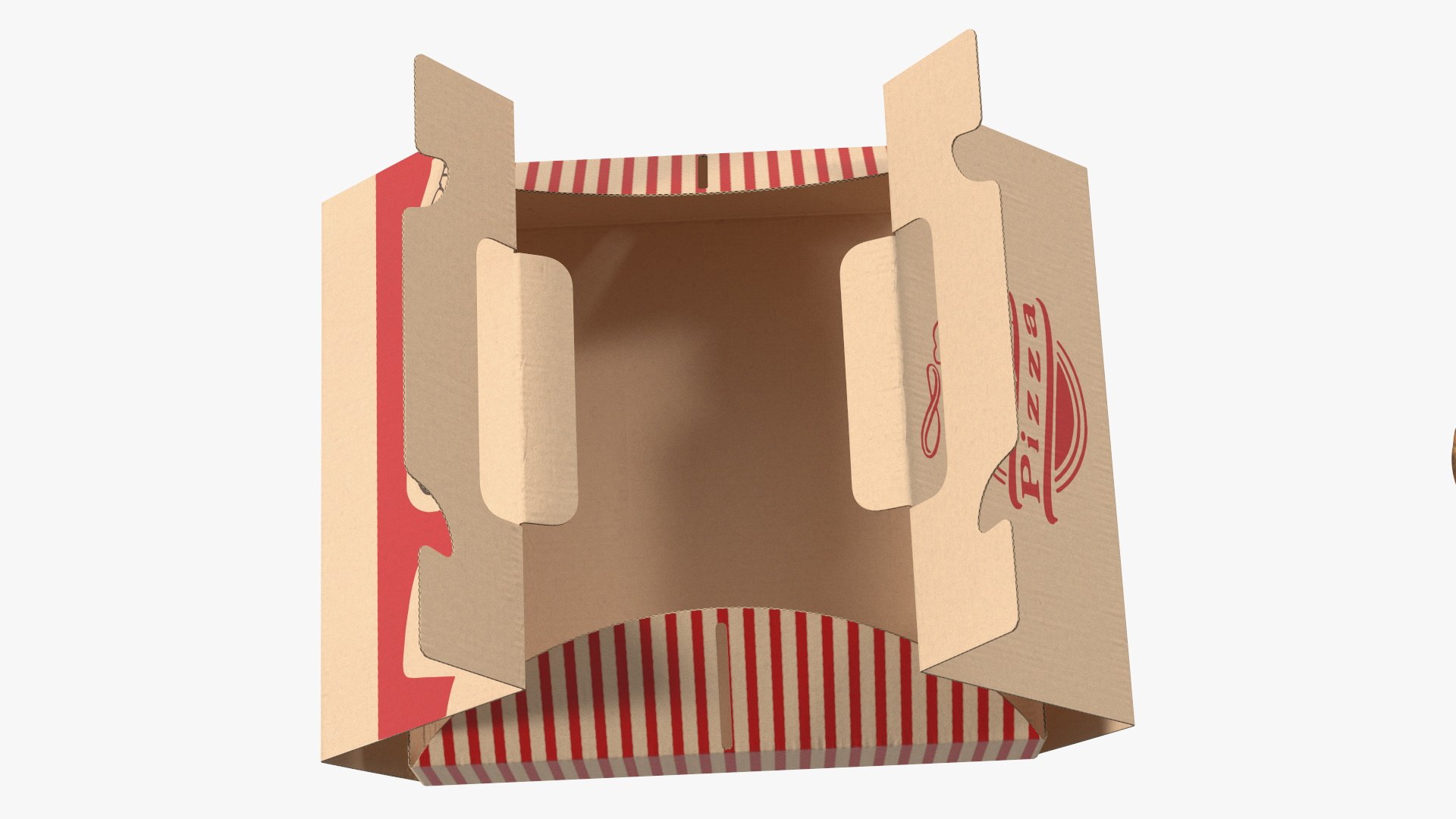 3D Open Box With Pizza - TurboSquid 2080404
