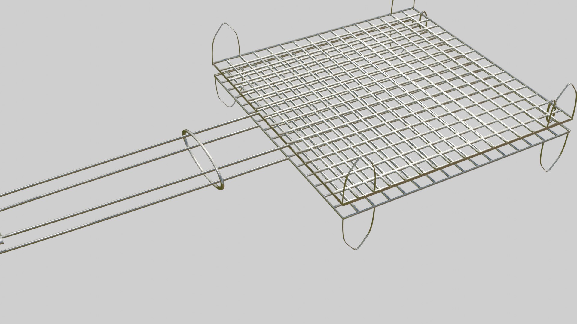 Steel Roast Grill 3D Model - TurboSquid 1607411