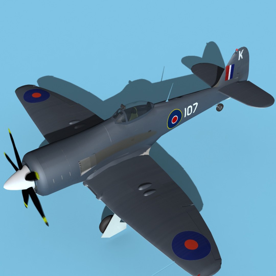 3D propeller hawker sea fury - TurboSquid 1489030