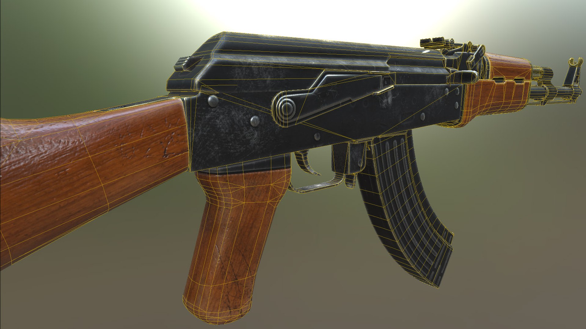 ak-47 ready games 3d max