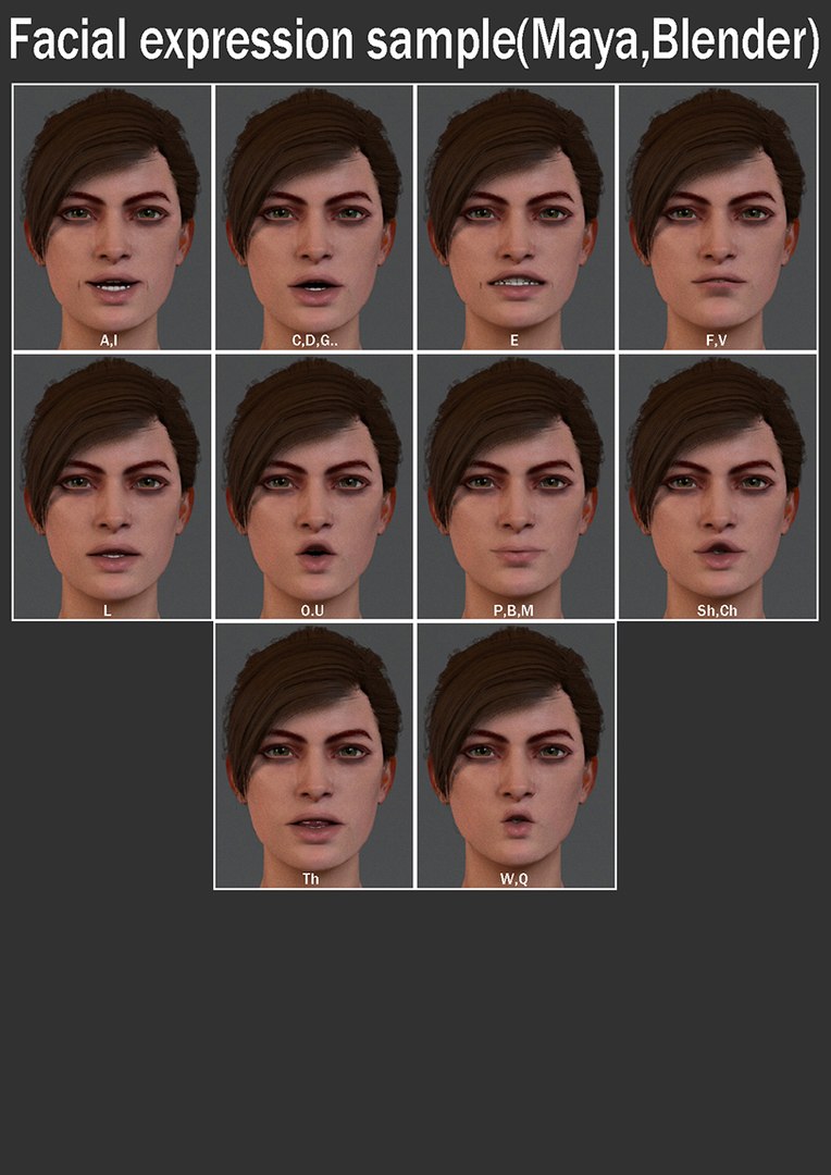 Female Base Character Rig Model - TurboSquid 1965856