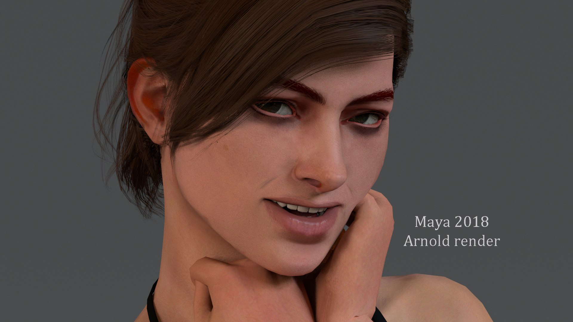 Female Base Character Rig Model - TurboSquid 1965856