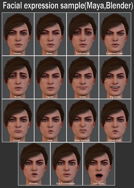 Female Base character Rig model - TurboSquid 1965856