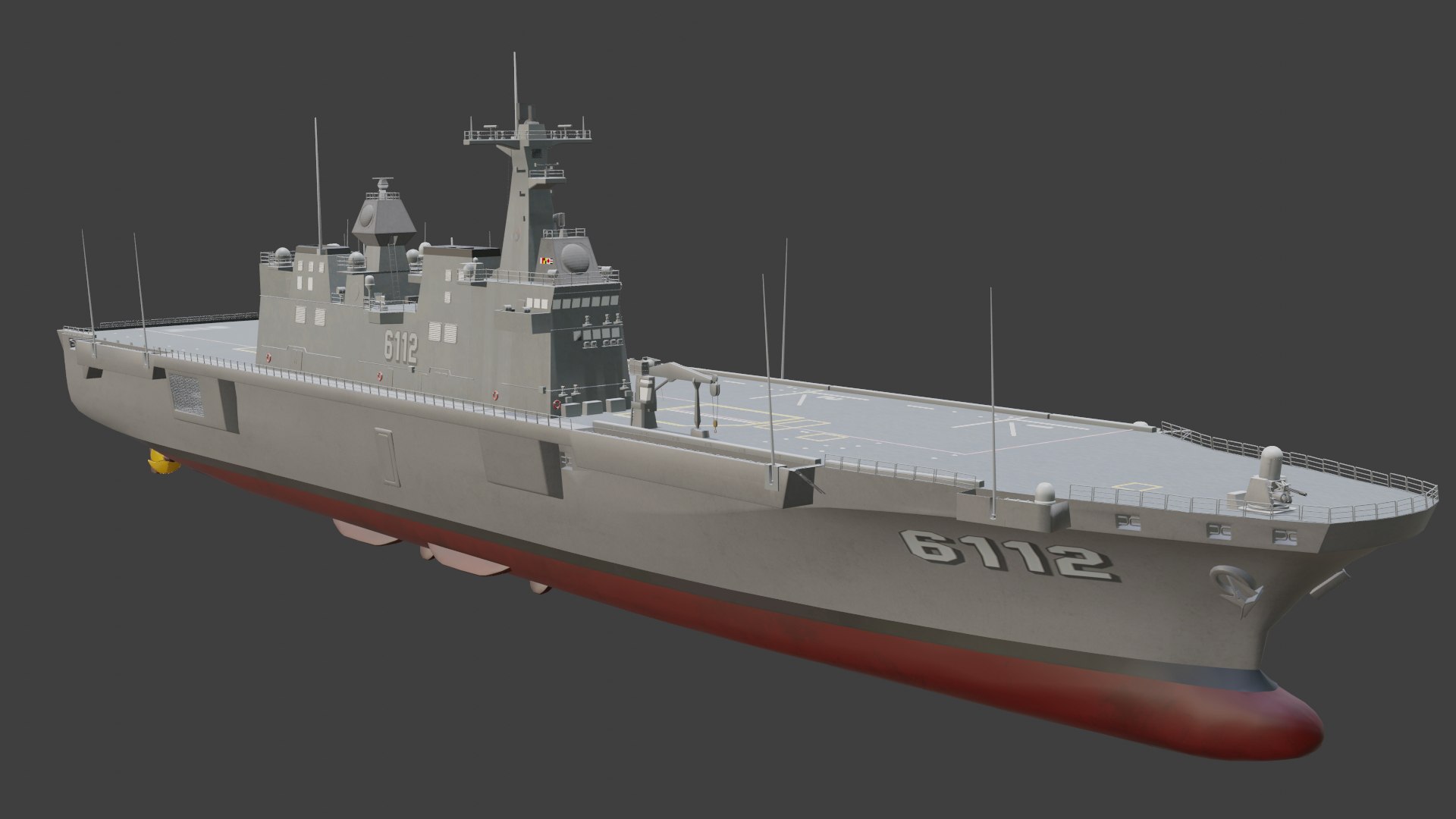 3D Large Transport Ship Marado Model - TurboSquid 2183263