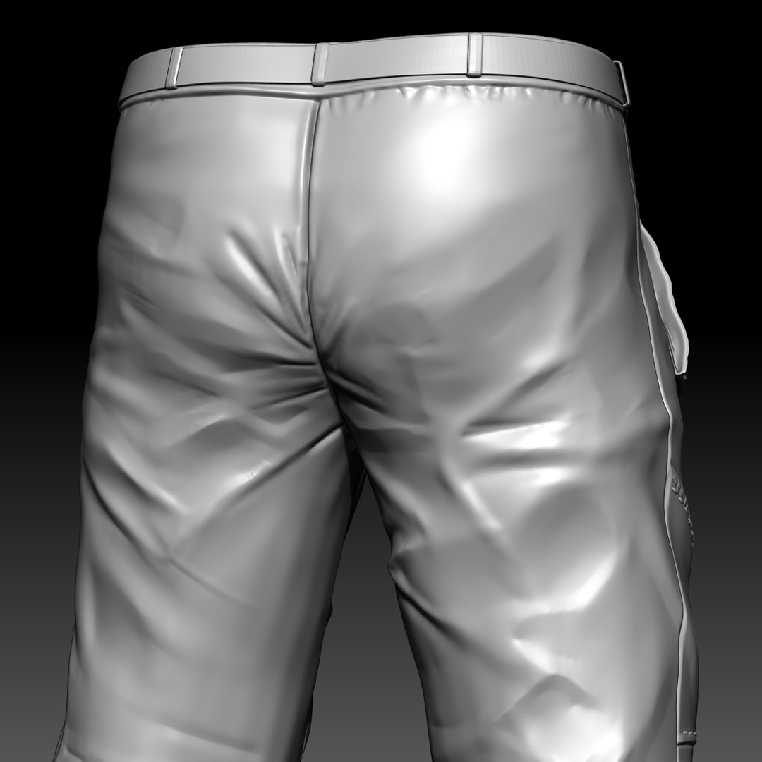 Pants Zbrush 3d 3ds